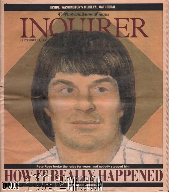 Pete Rose Commemorative Newspapers